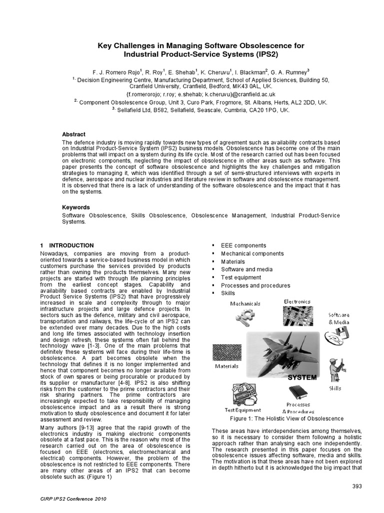 Managing the Growing Challenge of Software Obsolescence for Long-Term ...