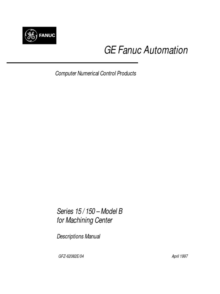 Fanuc Series 15 150 Model B | PDF | Acceleration | Automation