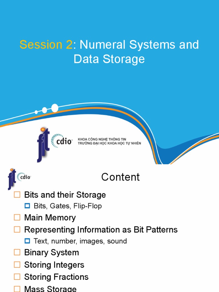 NMCNTT 3 NumeralSystems and DataStorage - Update | PDF | Computer Data Storage | Bit