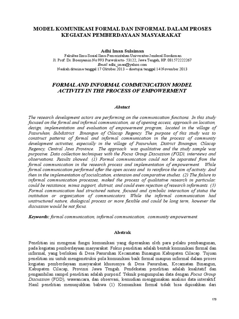 38 74 1 SM | PDF | Communication | Scientific Method