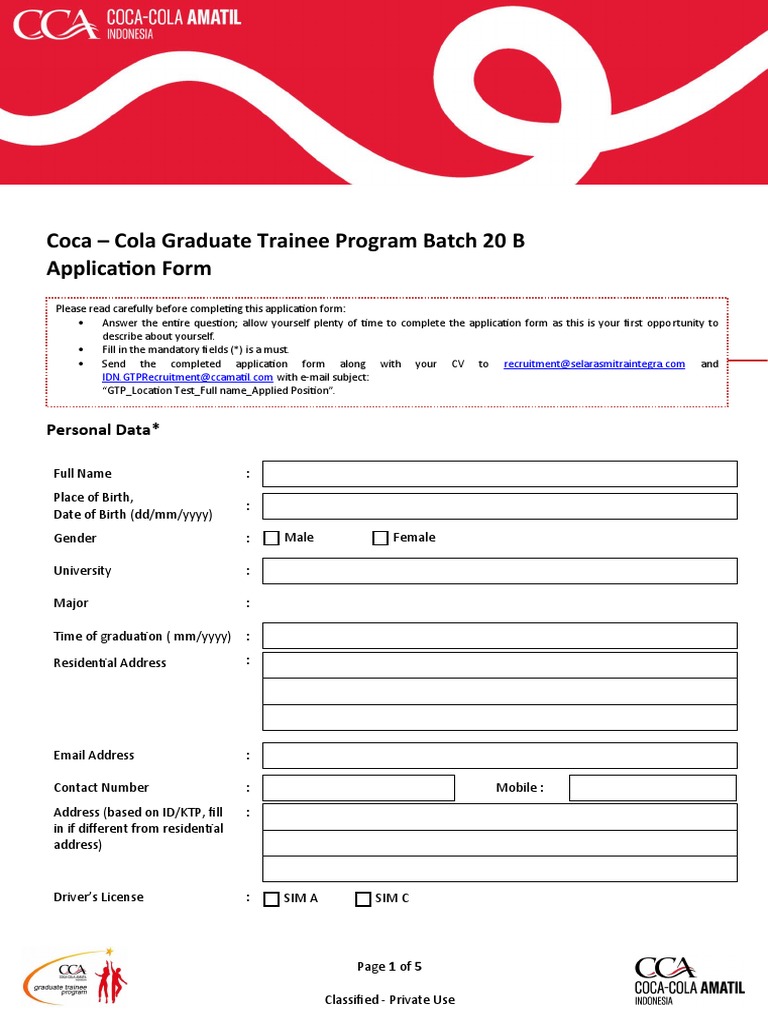 GTP 20 B - Application - Form | PDF | Engineering | Business