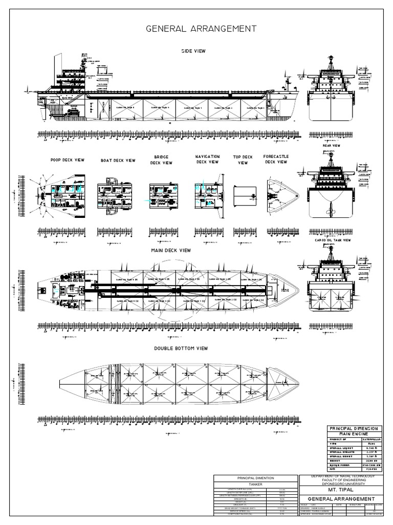 General Arrangement: Side View | PDF | Ships | Watercraft