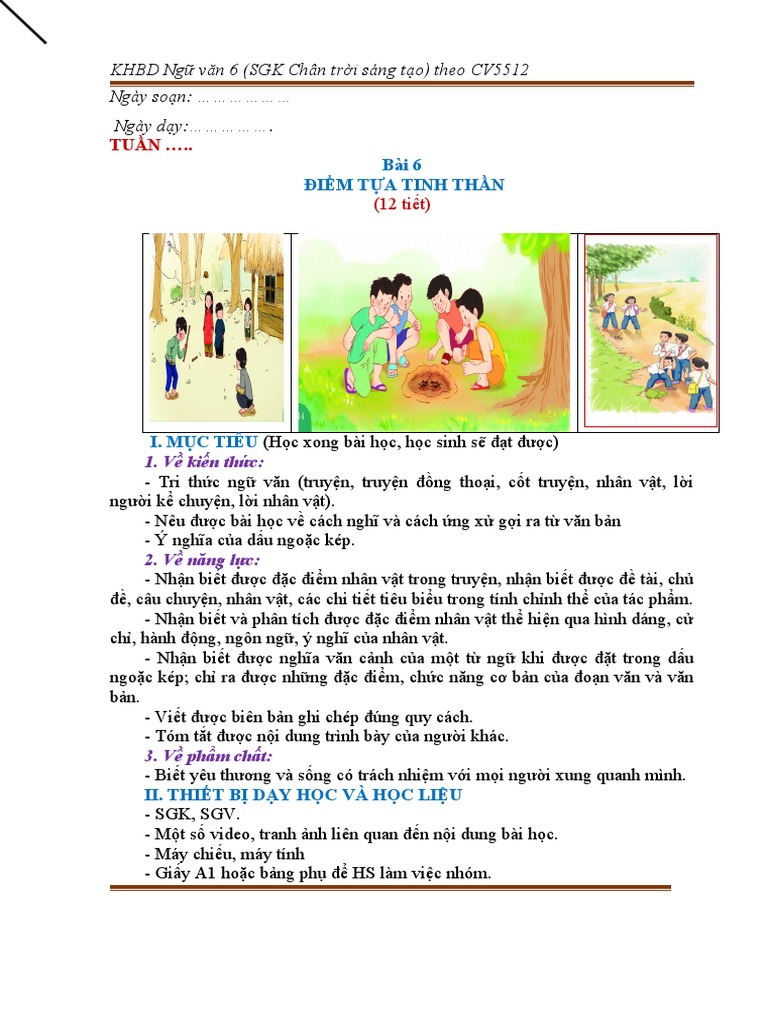 Giáo Án Van6 CTST Hk2 | PDF