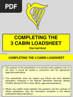 Manual Loadsheet B737 | PDF | Aircraft | Aviation
