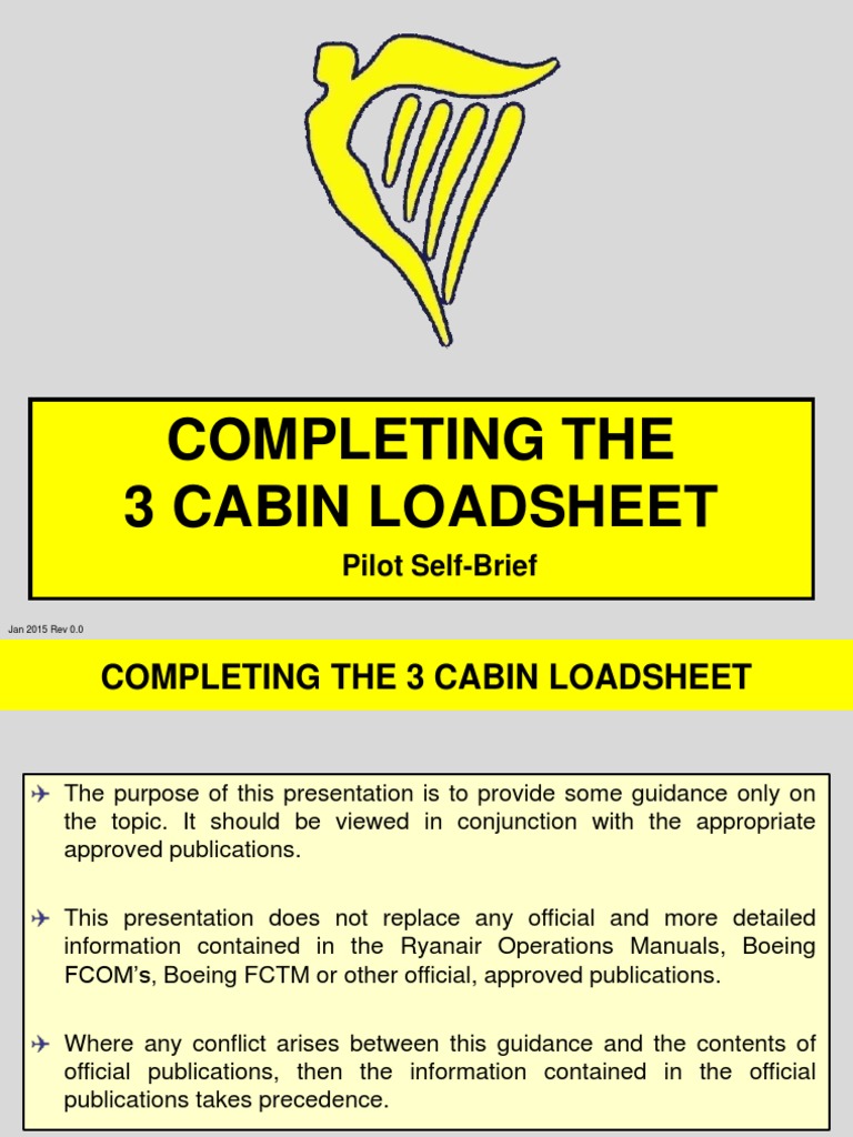 Loadsheet Self | PDF | Takeoff | Cargo