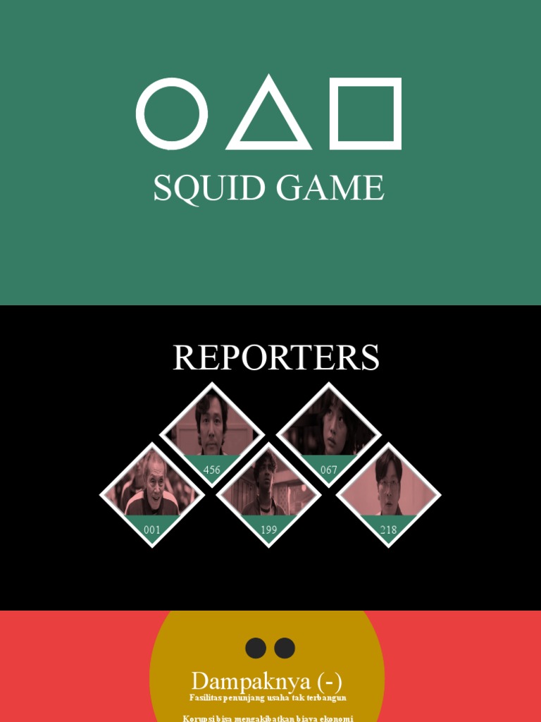 (FREE) Squid Game Inspired PPT Template by Gemo Edits | PDF