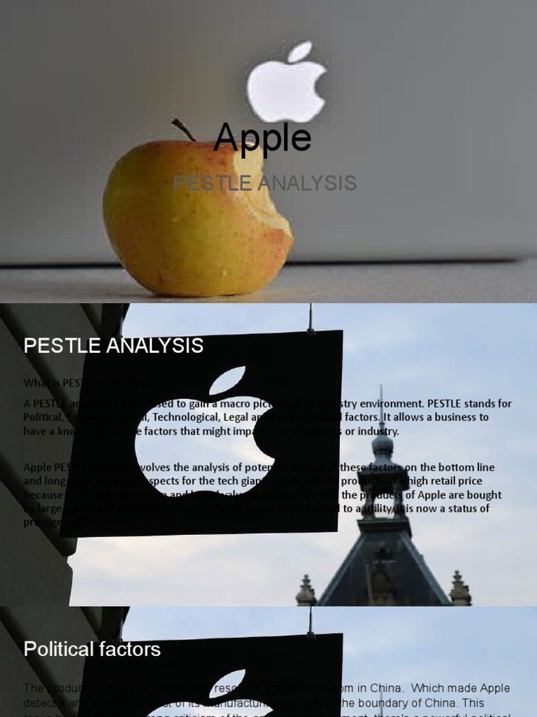 Apple PESTLE Analysis Overview | PDF | Apple Inc. | Pollution