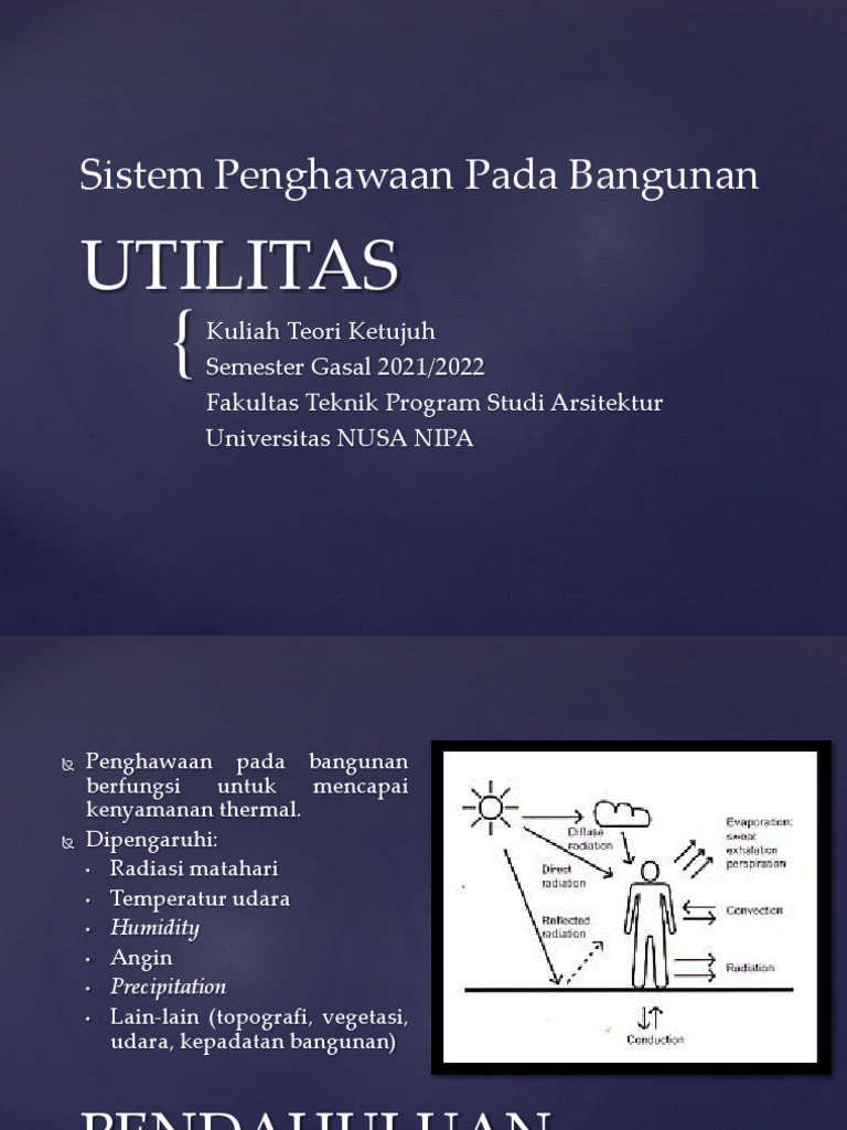 Sistem Penghawaan dan AC Bangunan | PDF | Griya & Taman | Teknologi ...