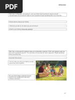 SPEAKING PART 2 Sample Questions | PDF | Verb | Linguistic Typology