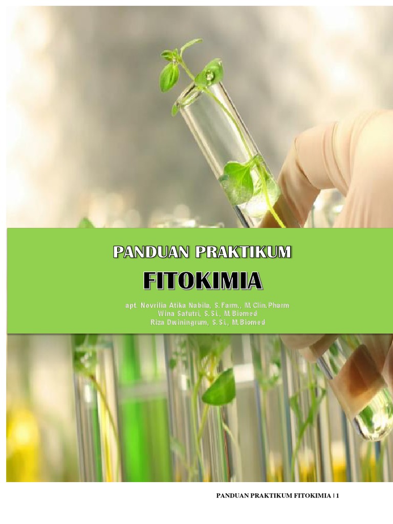 (Panduan) Praktikum - Fitokimia | PDF