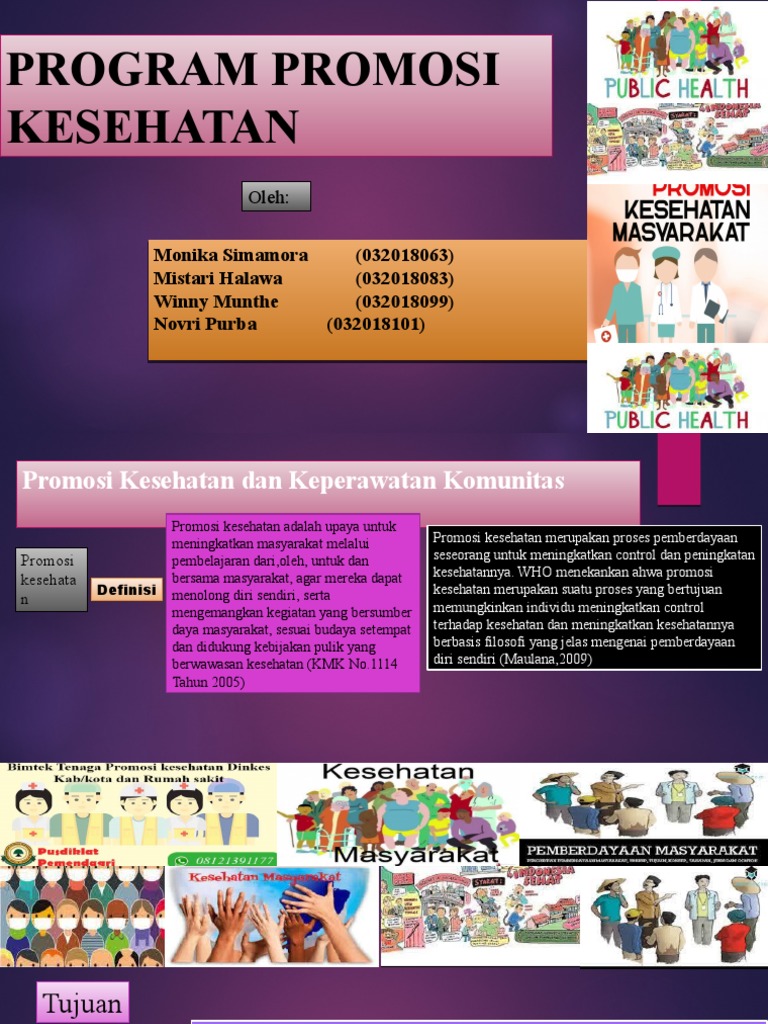 PROGRAM PROMOSI KESEHATAN | PDF