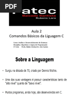 Listas de Comandos Da Linguagem C Com Suas Traduções | PDF | C ...
