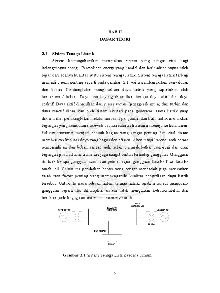 Sistem Tenaga Listrik | PDF