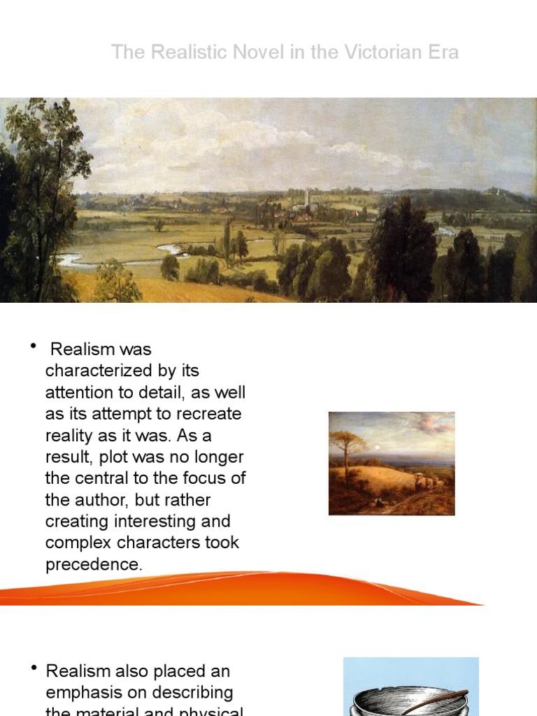 The Realistic Novel in The Victorian Era | PDF