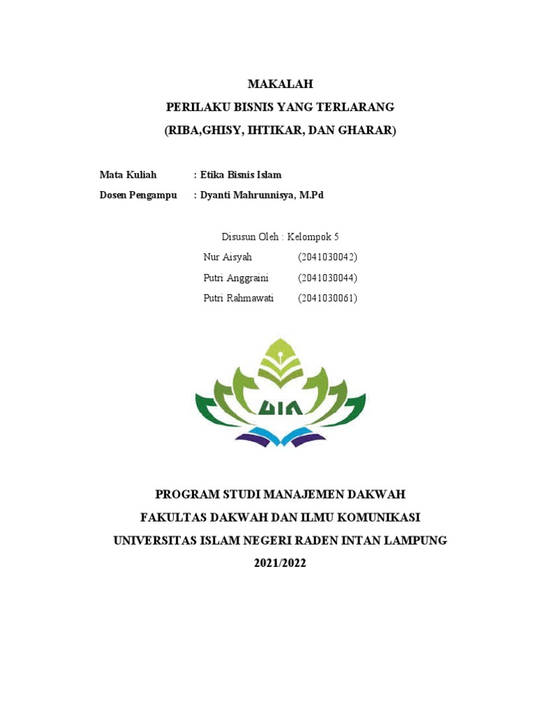 Makalah Ebi Kel 5 | PDF