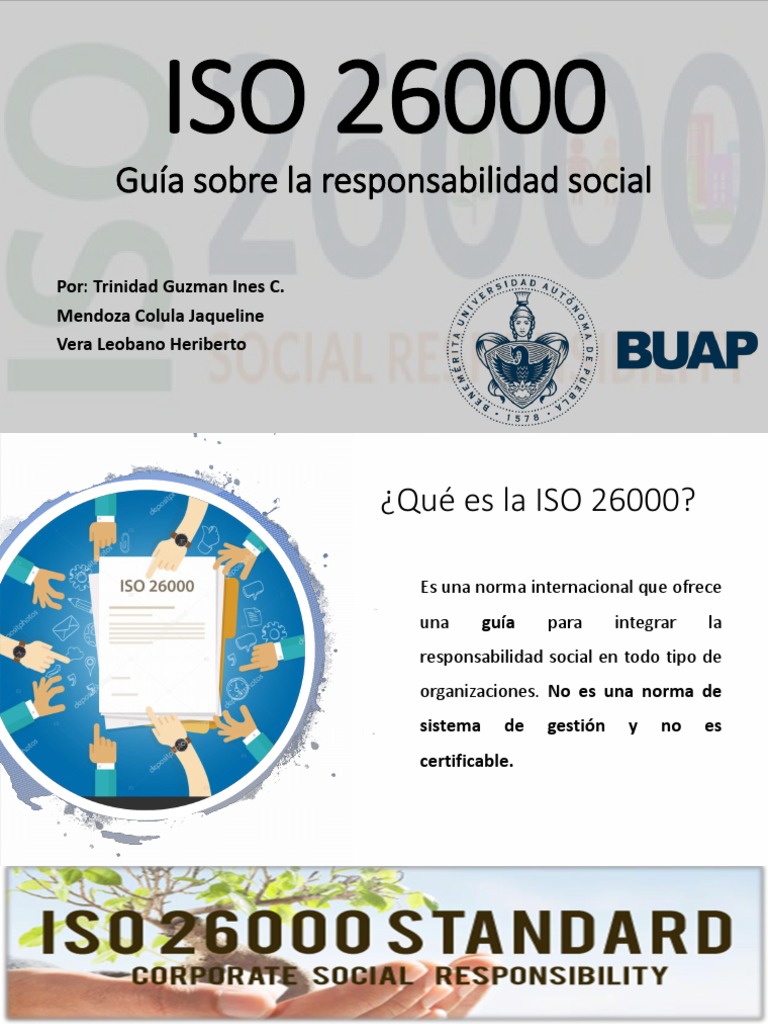Iso 26000 | PDF | Organización internacional para la estandarización ...