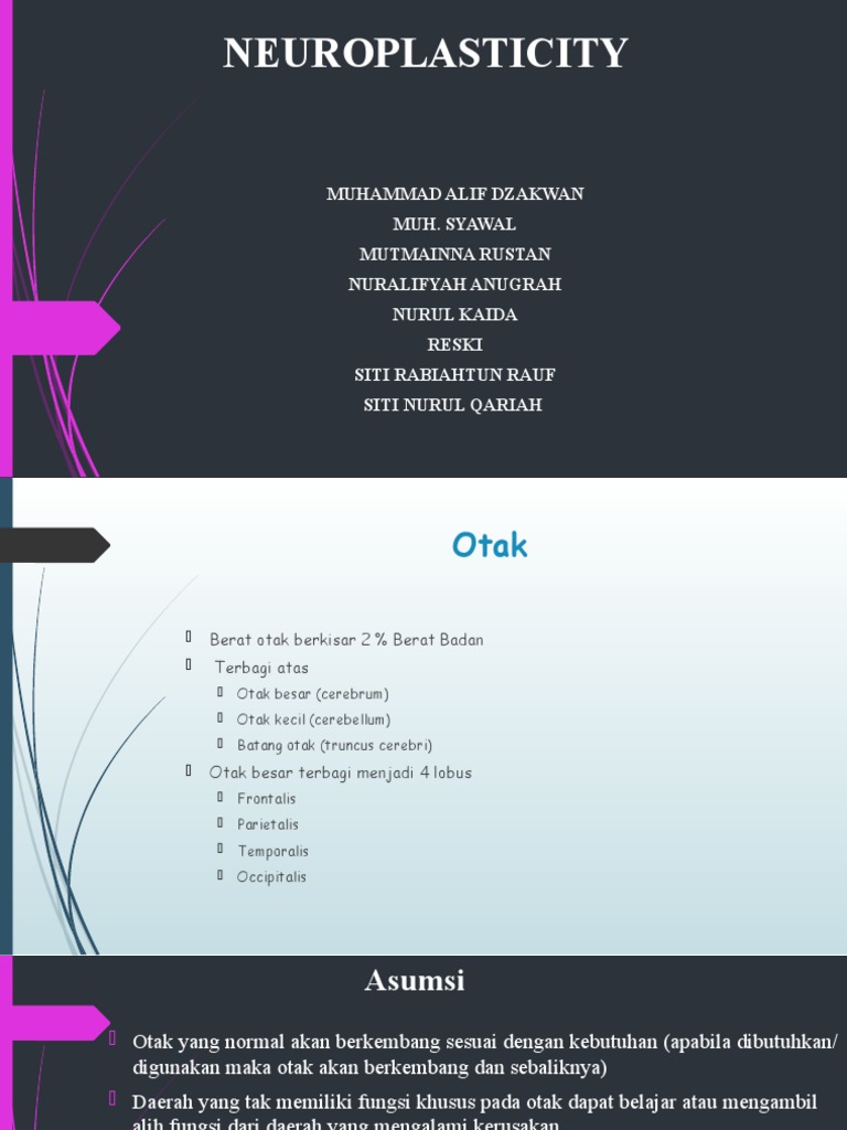 NEUROPLASTICITY | PDF | Kesehatan Holistik | Sains & Matematika