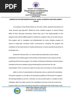 Parent Orientation Narrative Report | PDF | Teachers | Learning