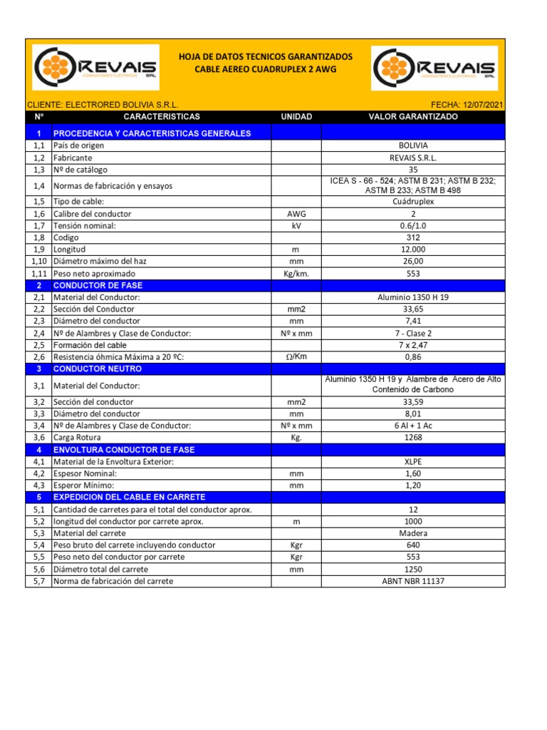 Cuadruplex 2 Awg | PDF | Tecnología