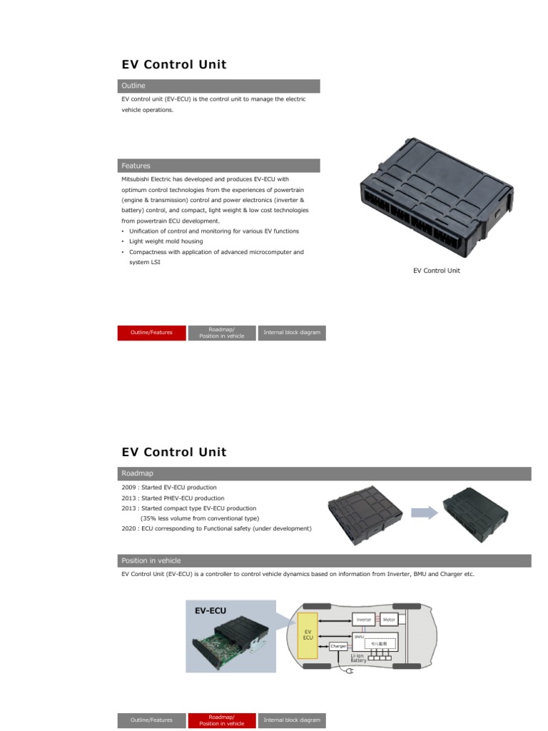 EV Control Unit Overview | PDF | Integrated Circuit | Electrical ...