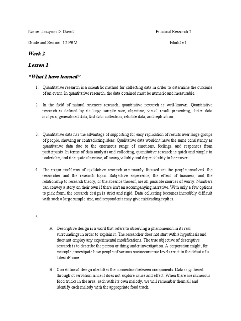 Practical Research | PDF | Quantitative Research | Scientific Method