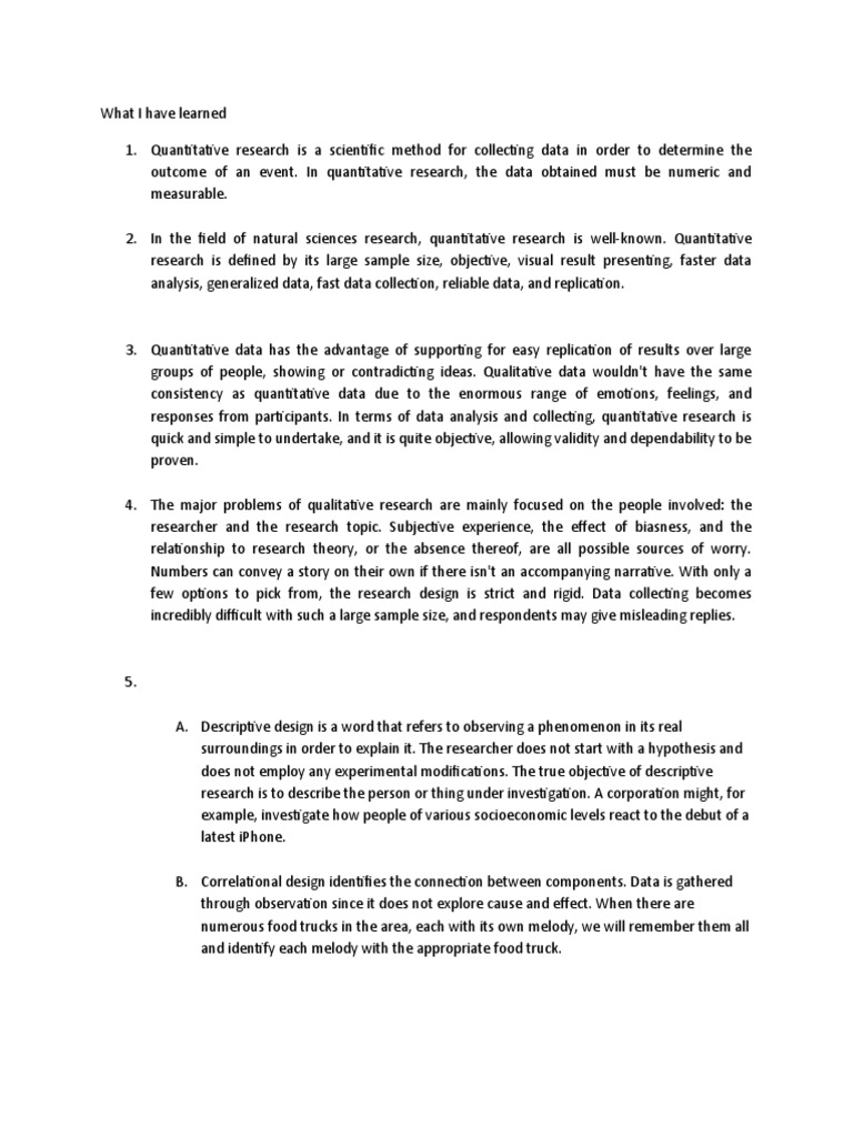 pr1 (Unfinished) | PDF | Quantitative Research | Scientific Method
