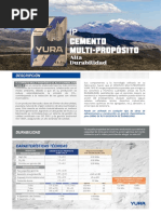Ficha Tecnica Cemento Frontera Ip | PDF | Cemento | Materiales de construcción