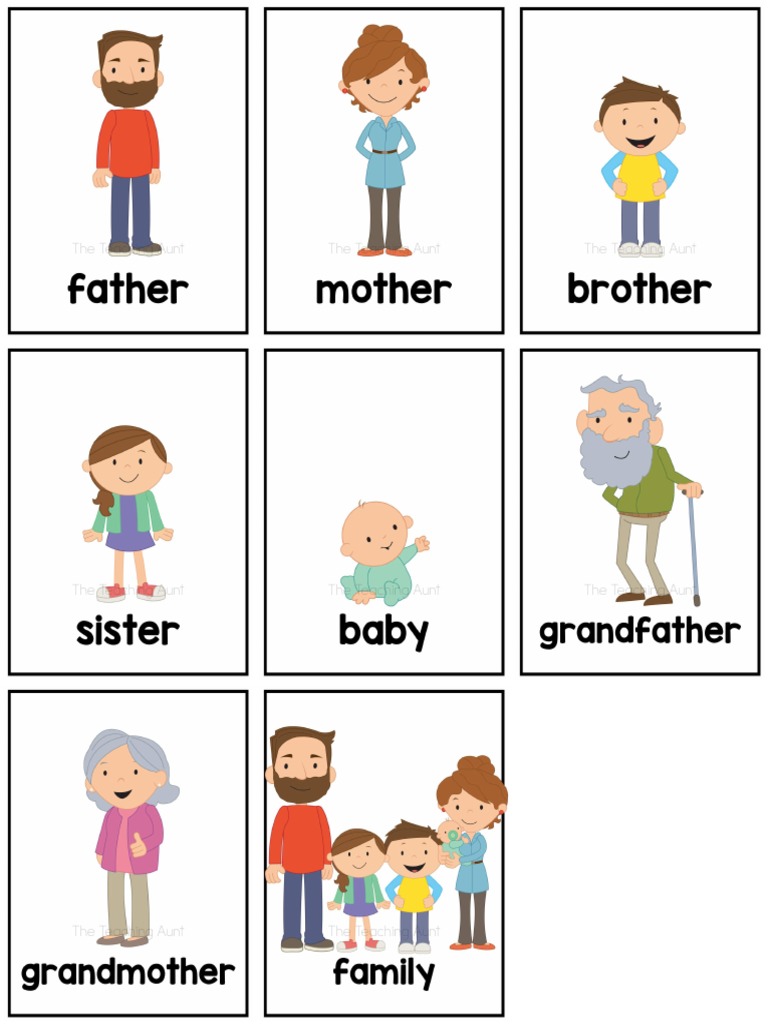 Family Members Free Printable 1 | PDF