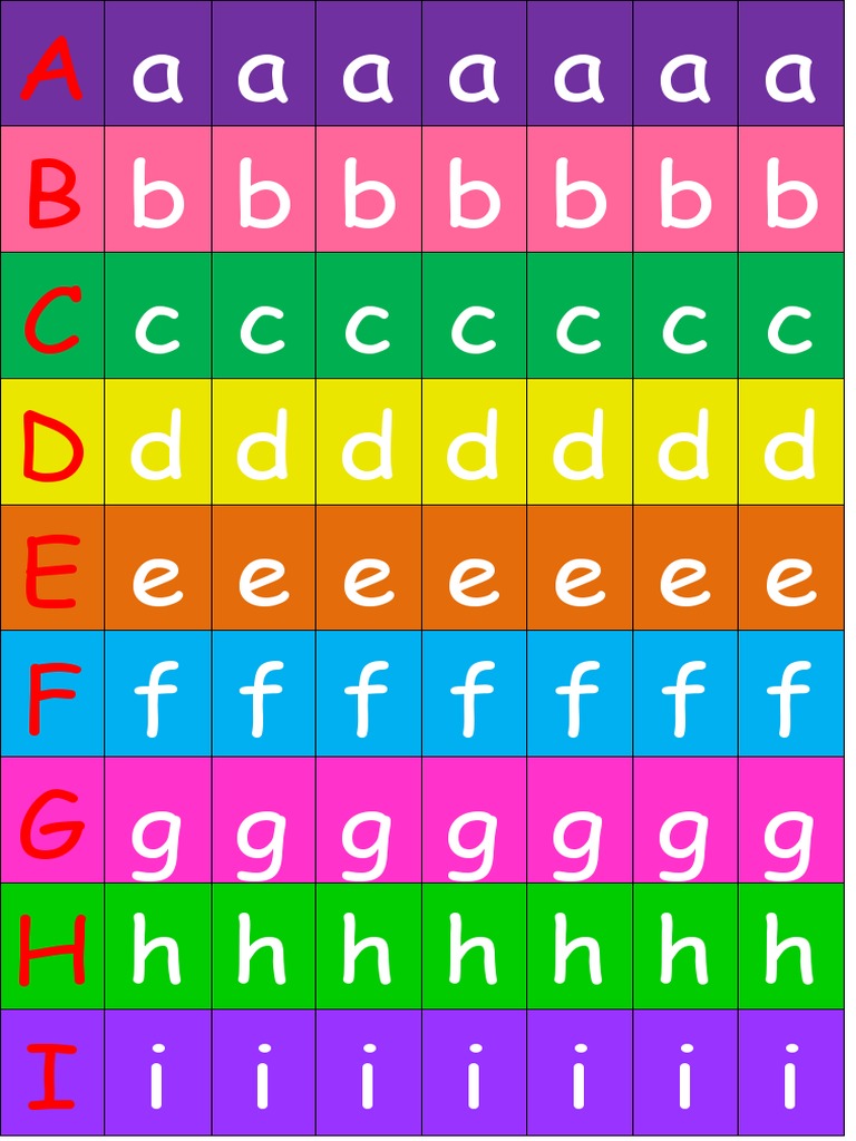 Alfabeto Móvil para Imprimir PDF | PDF | Estudios de idiomas ...