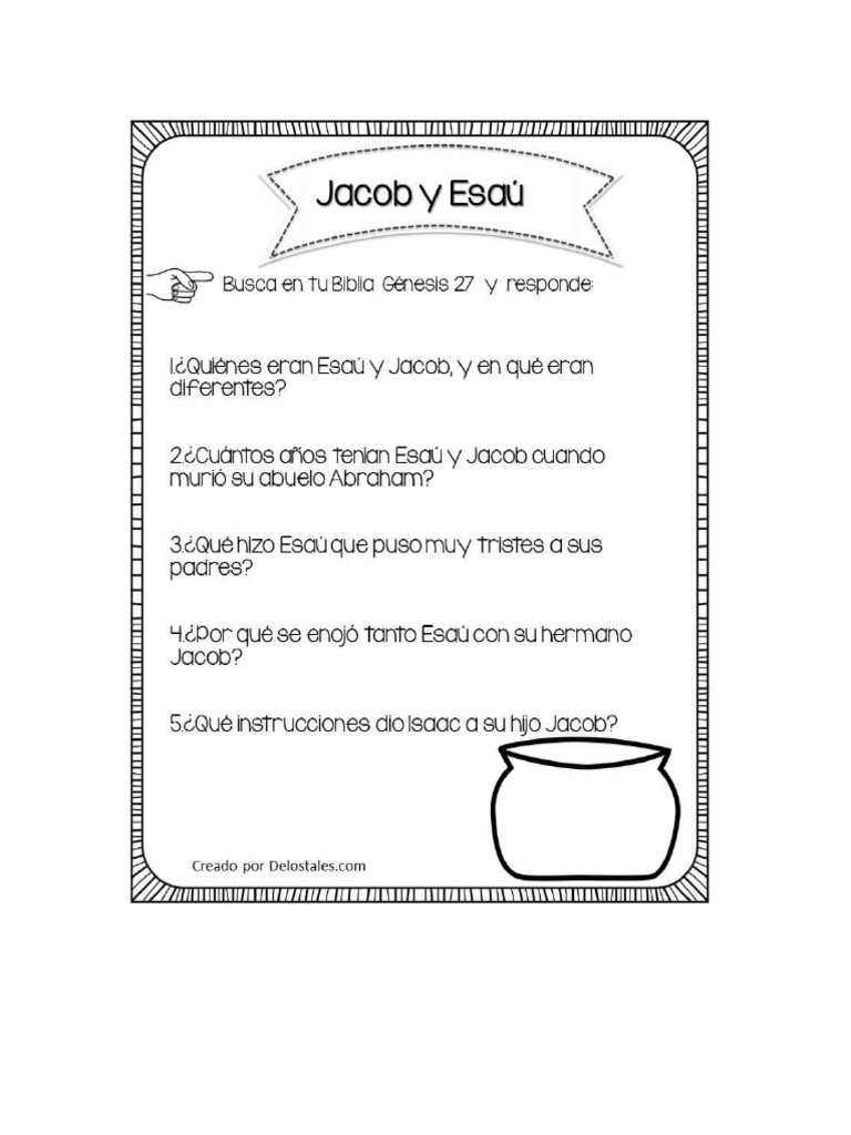 Jacob y Esaú | PDF