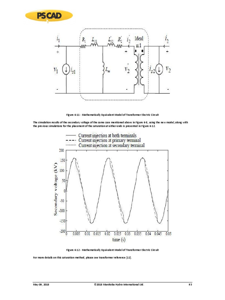 PSCAD TRansformer 14 | PDF