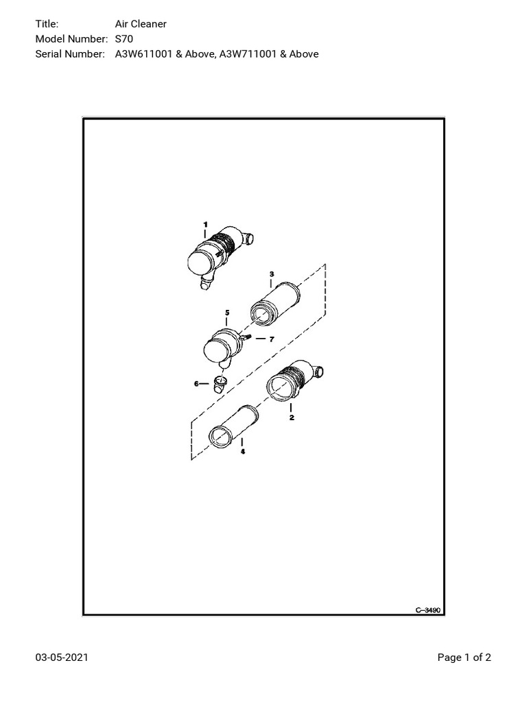 Catalogo Bobcat S70 | PDF | Screw | Iso 9000
