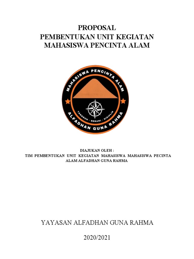 Toaz - Info Proposal Ukm Mapala Adiposa PR - Dikonversi | PDF