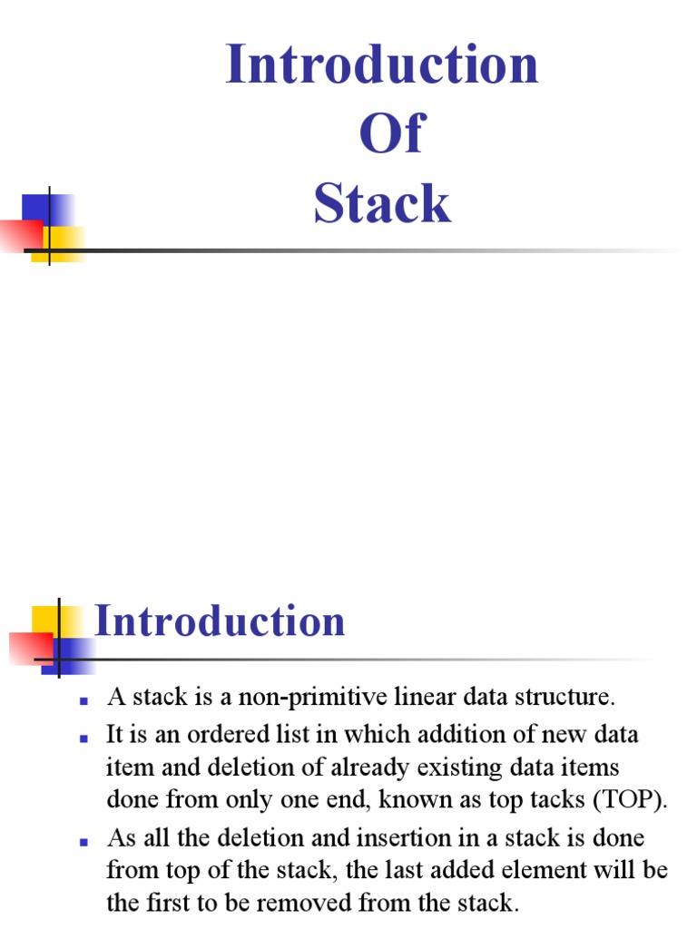 Stack Pdf Array Data Structure Computer Engineering 6544