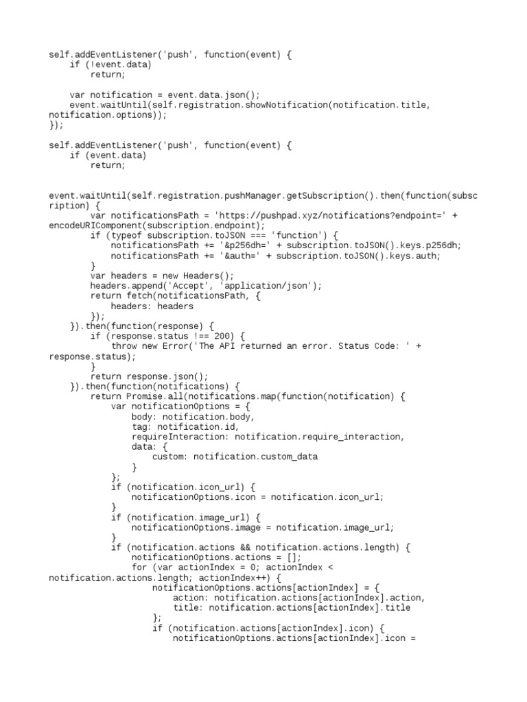 Service Worker - JS 1 | PDF | Computing | Software Engineering