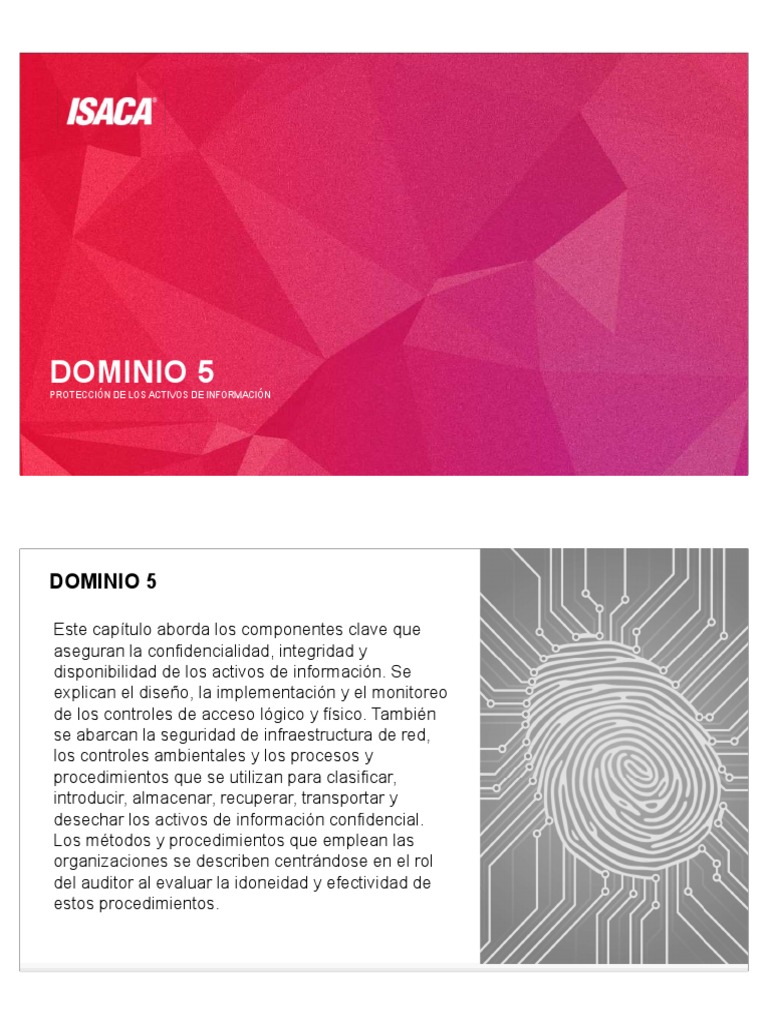 CISA Exam Prep Domain 5 - ESP | PDF | Cortafuegos (informática) | La ...