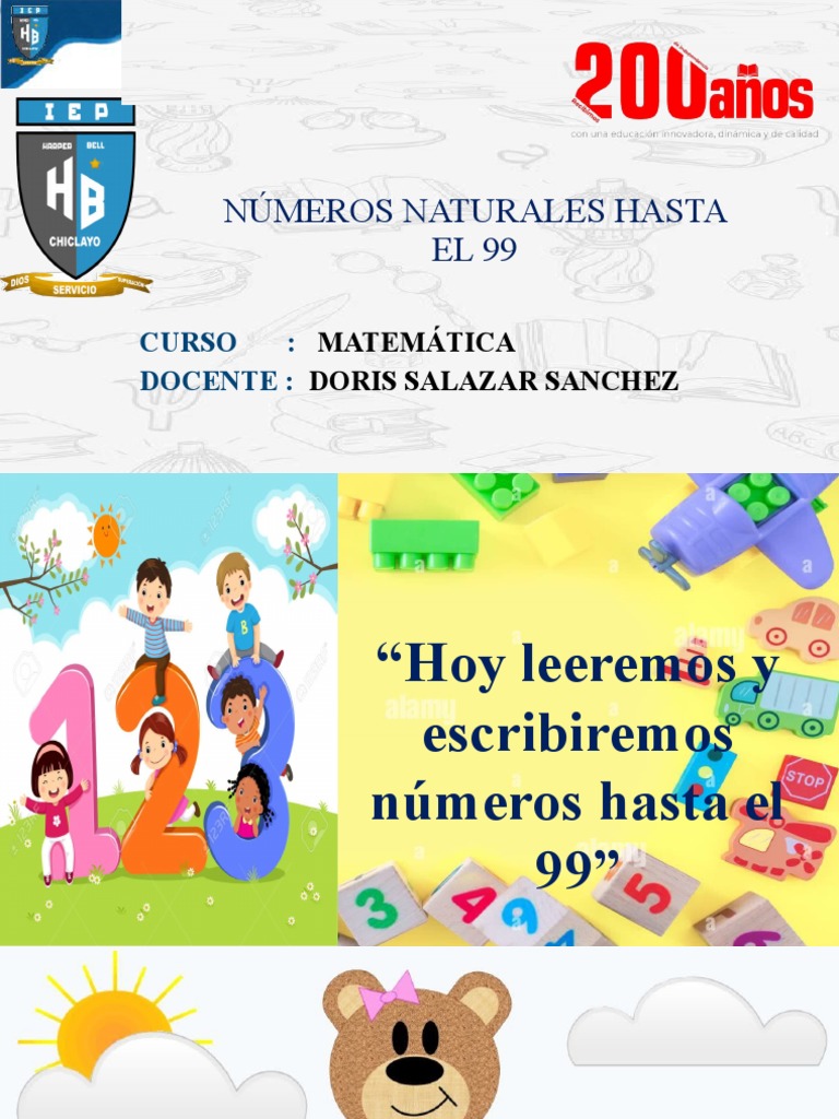 Números del 1 al 99 en Matemáticas | PDF