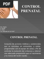 Control Prenatal GPC 2016 MSP | PDF | El embarazo | Parto prematuro