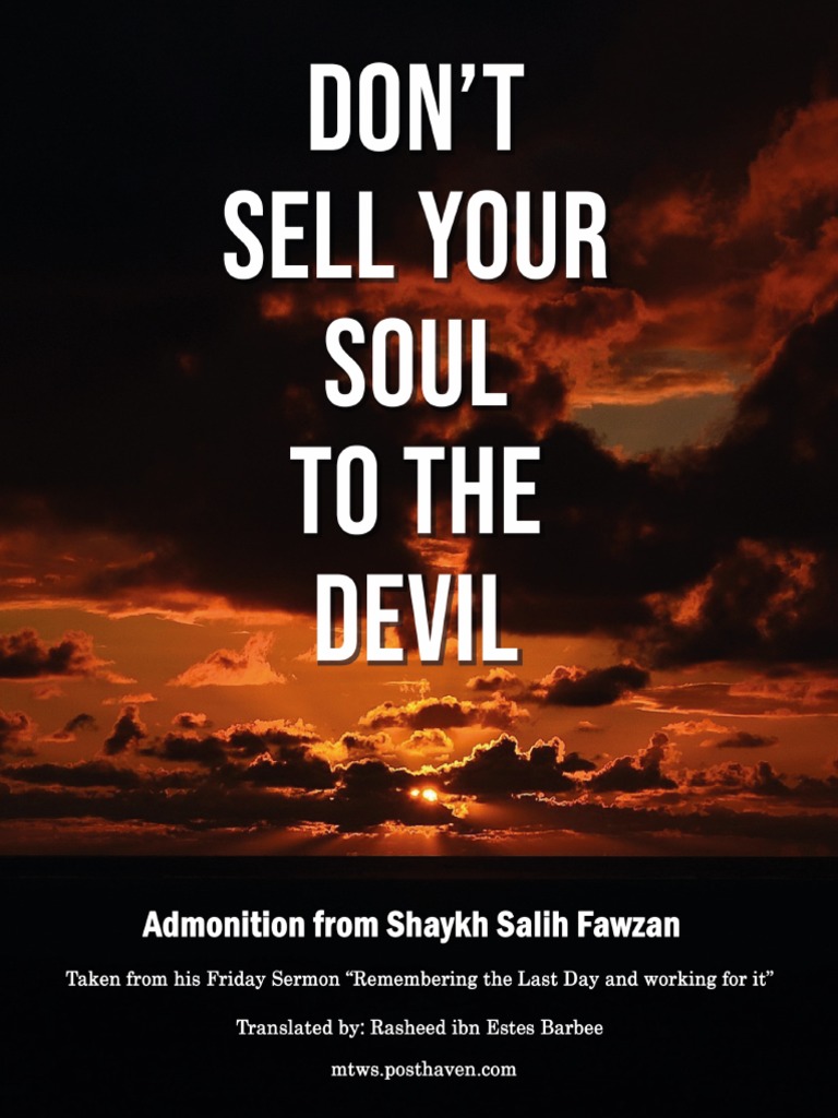 Do Not Sell Your Soul To The Devil | Download Free PDF | Satan ...