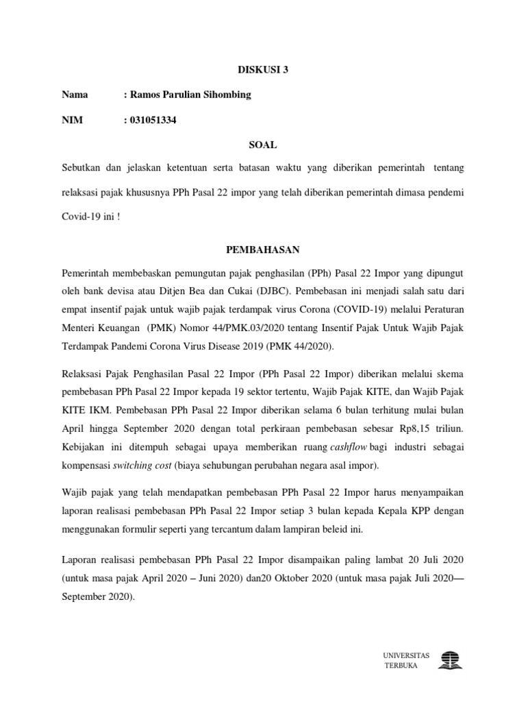 Diskusi 3 | PDF