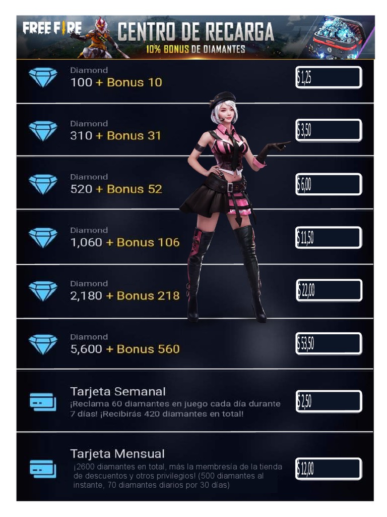 Recargas Free Fire | PDF