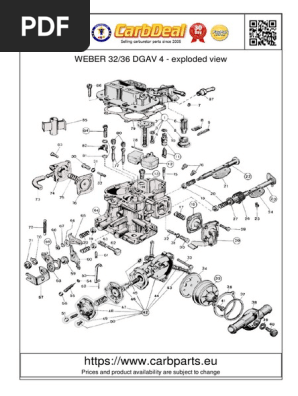 Weber Dgv Exploded View IDLE ADJUSTING MIXTURE SCREW For WEBER 46/48