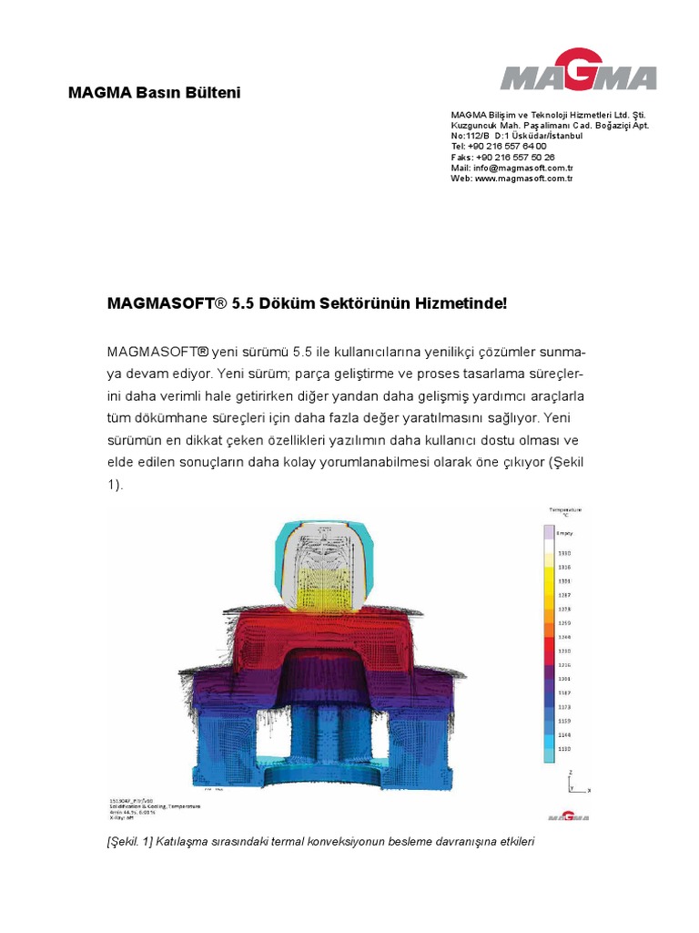 Press Release Magmasoft 5 5 TR | PDF