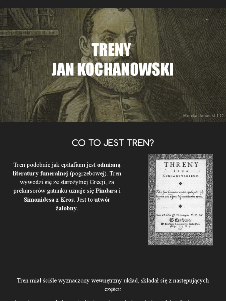 Treny Jan Kochanowski | PDF