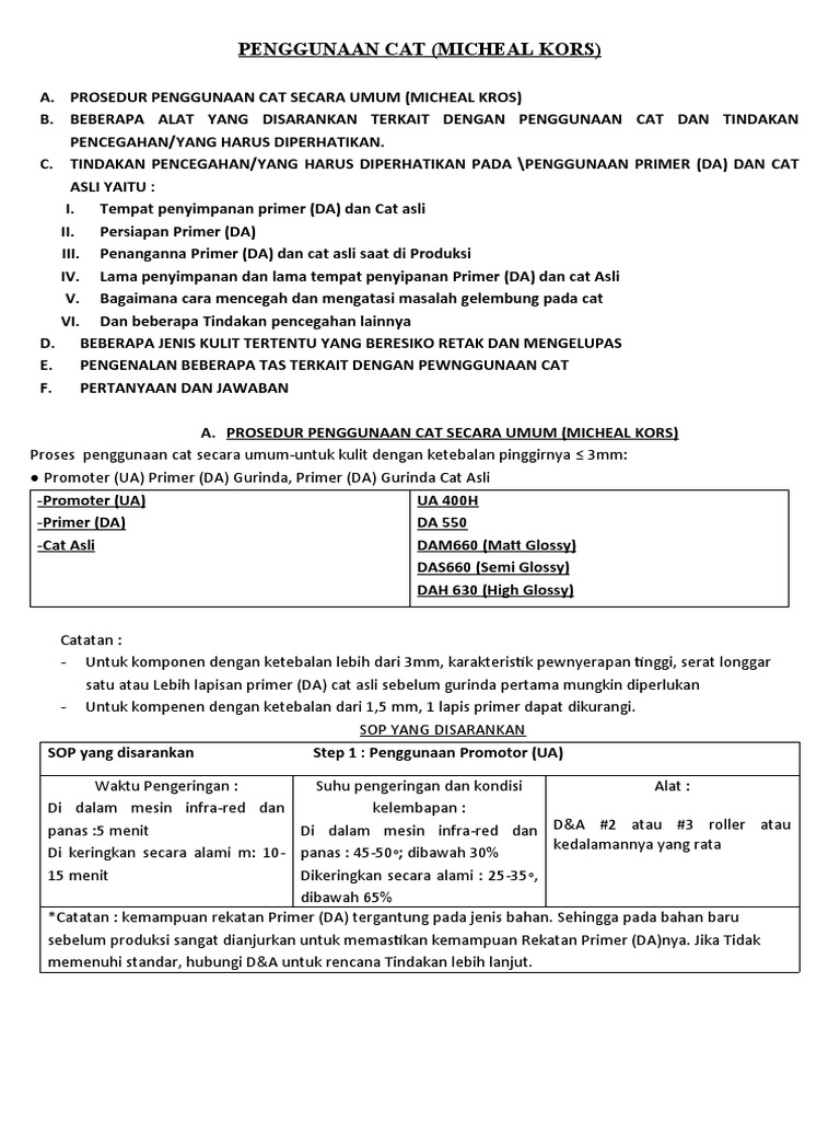 Sop Cat Micheal Kors by Putri Persipan | PDF
