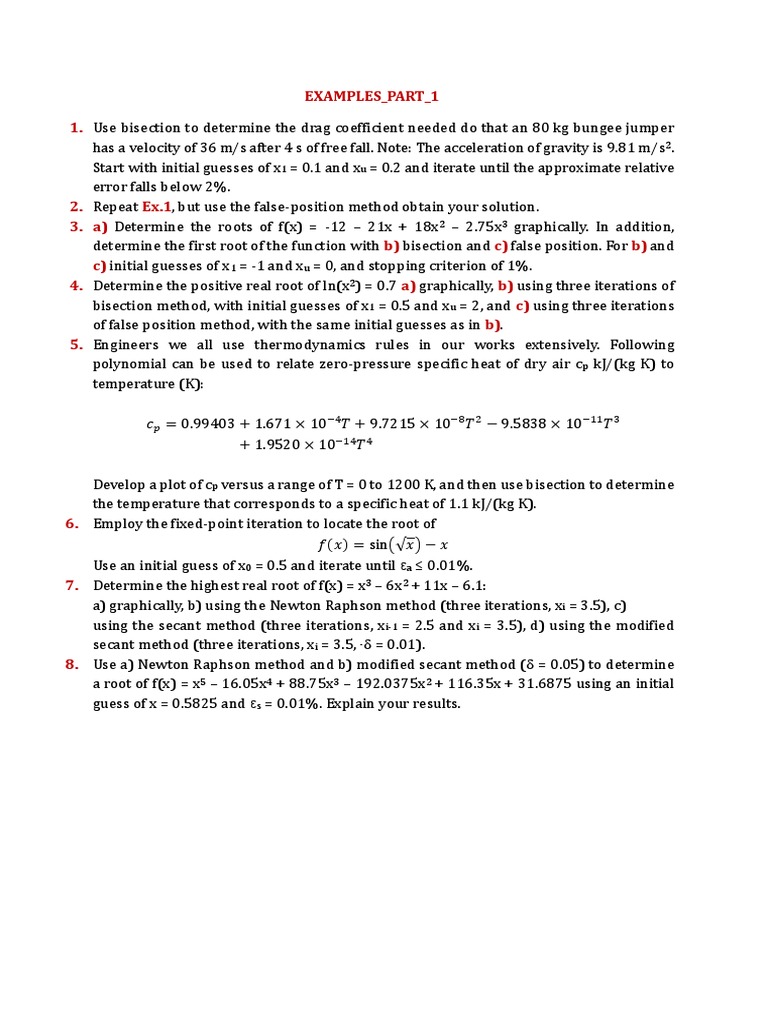 Examples - 2 | PDF