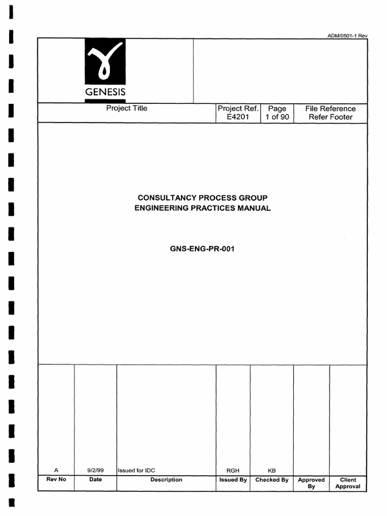 Genesis Process Design Guidelines R | PDF | Design | Quality Assurance
