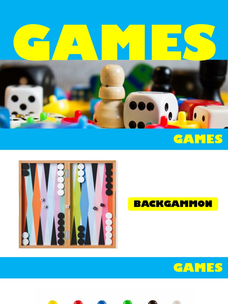 Games Vocabulary | PDF