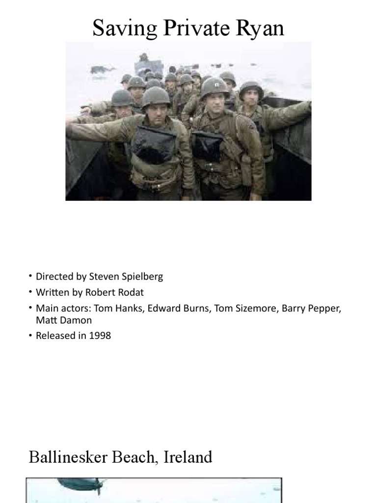 Saving Private Ryan Film Overview | PDF
