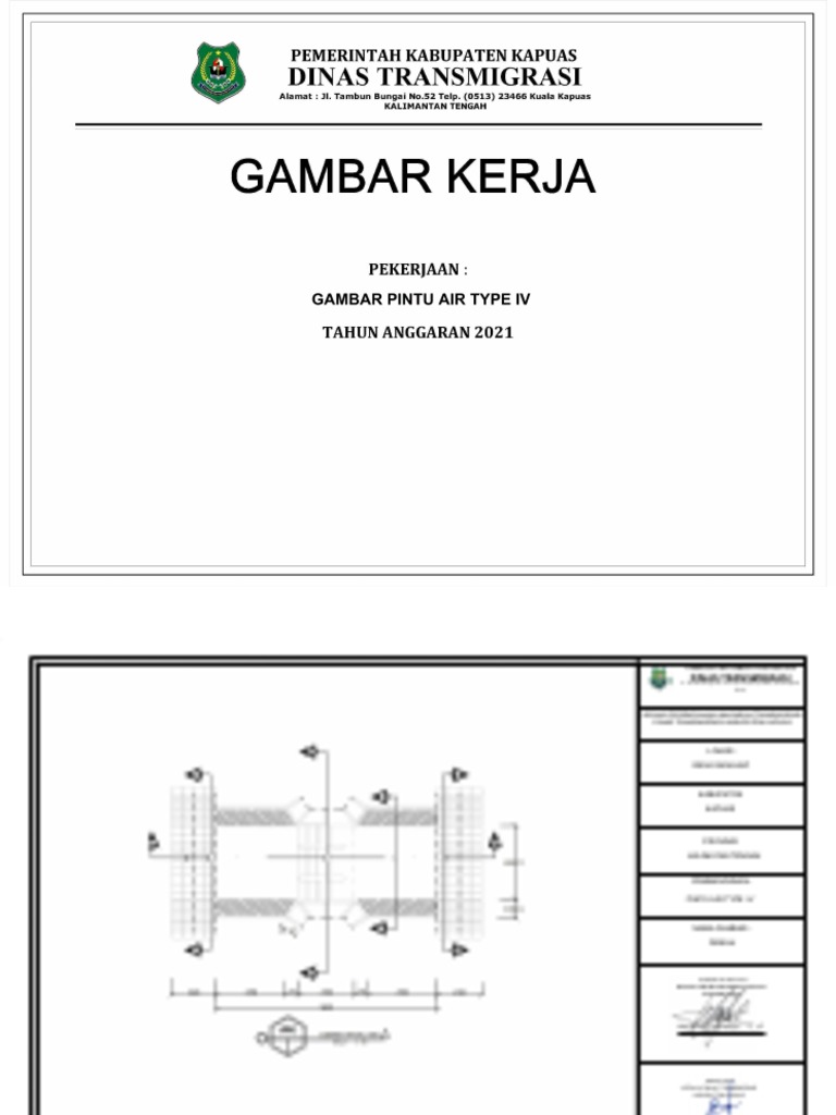 Gambar Pintu Air Type Iv | PDF